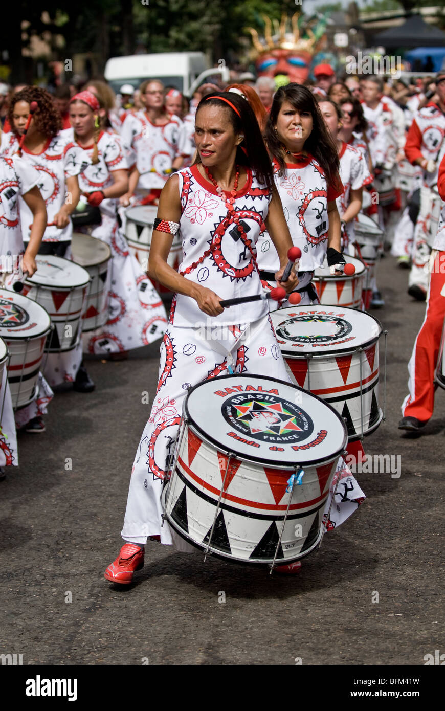 Drummers from Batala Banda de Percussao Stock Photo - Alamy
