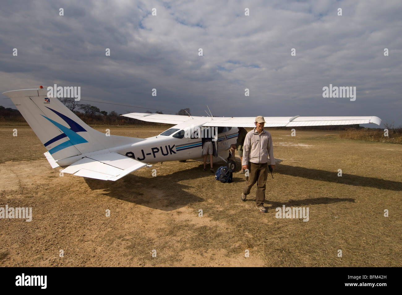 Sefofane Flight at Lunga River Lodge, Kafue National Park, Zambia Stock ...
