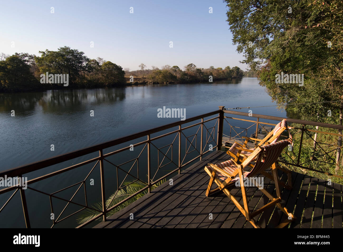 Lunga River Lodge, Kafue National Park, Zambia Stock Photo - Alamy
