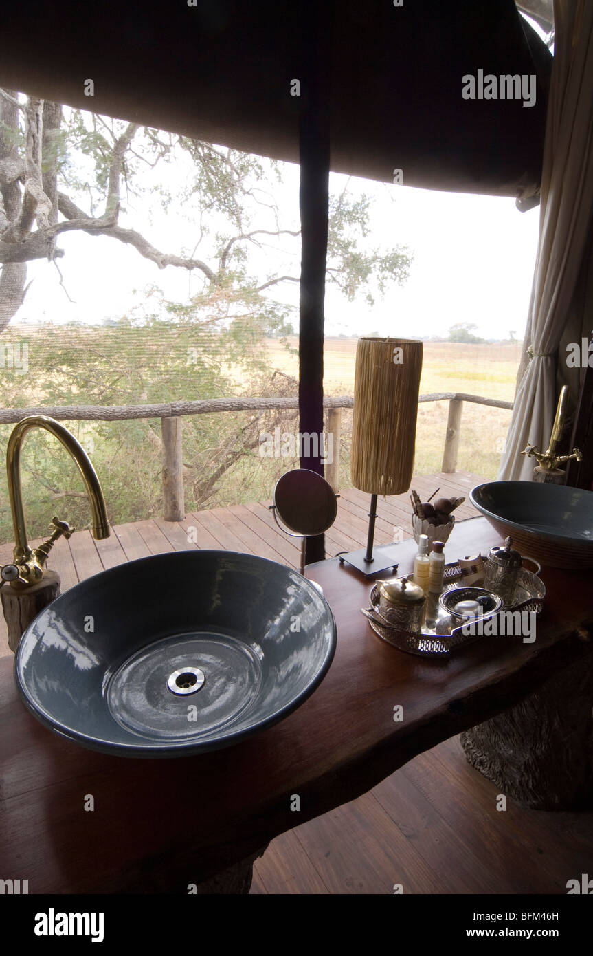 Kapinga Camp, Busanga Plains, Kafue National Park, Zambia Stock Photo ...