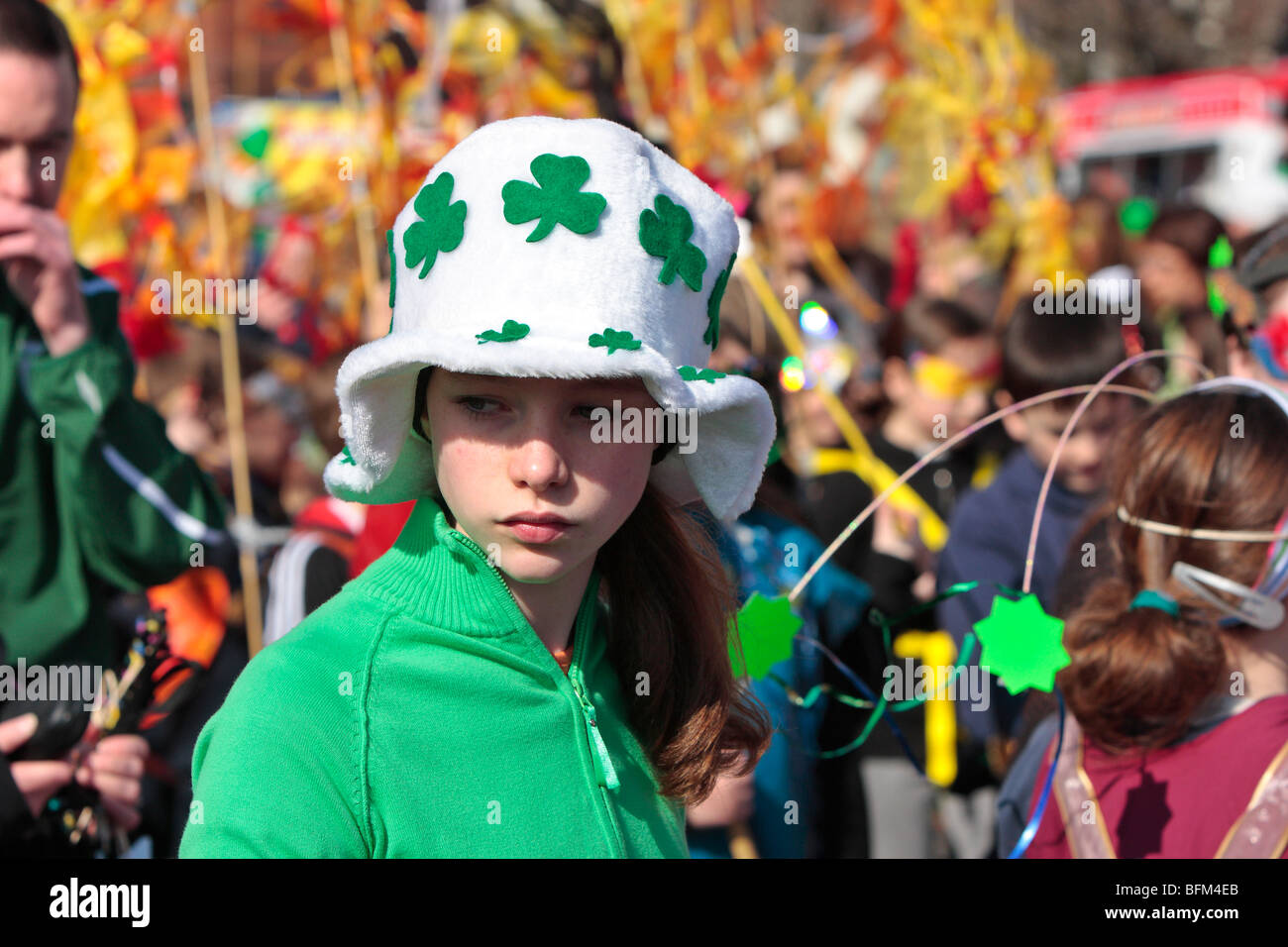Saint Patrick's Day Parade in Ireland Stock Photo - Alamy