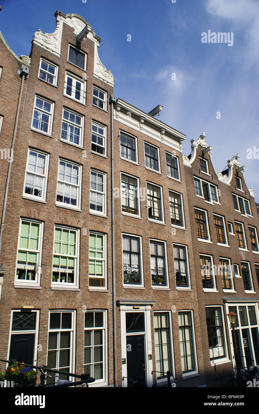 Typical Amsterdam architecture. Amsterdam, The Netherlands Stock Photo ...