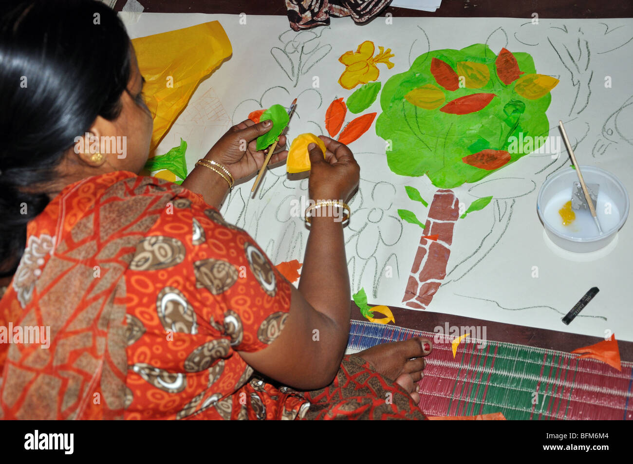 Village collage hi-res stock photography and images - Alamy