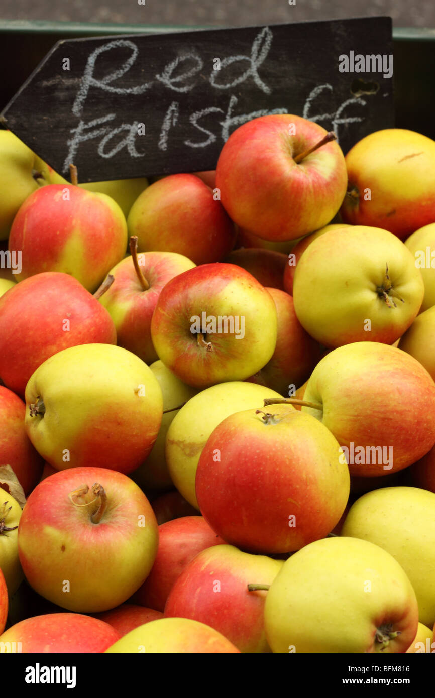 Red falstaff apple hi-res stock photography and images - Alamy