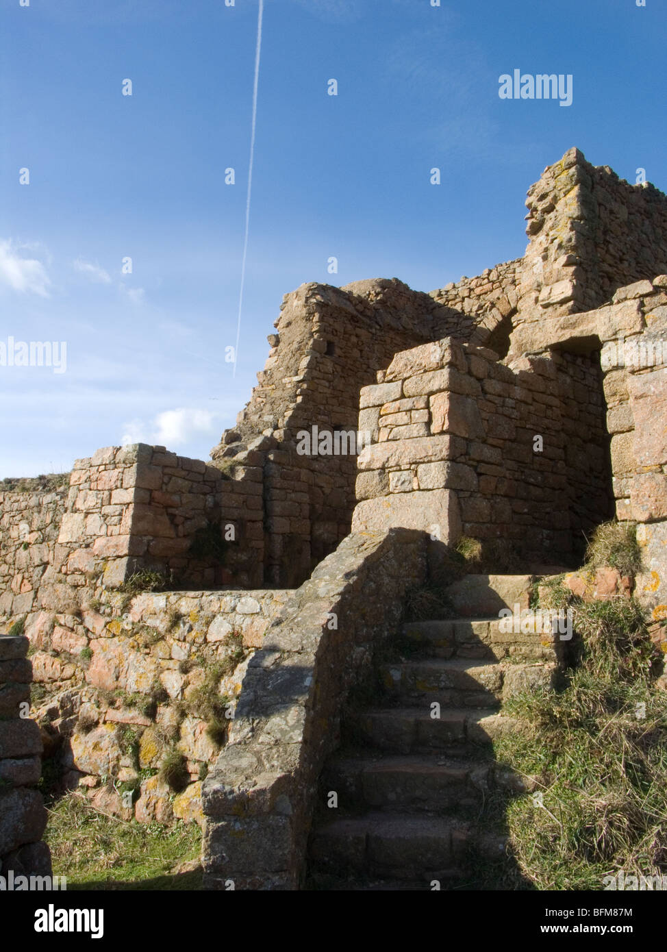 Napoleonic Fort, Gros Nez, Jersey, Channel Islands Stock Photo - Alamy
