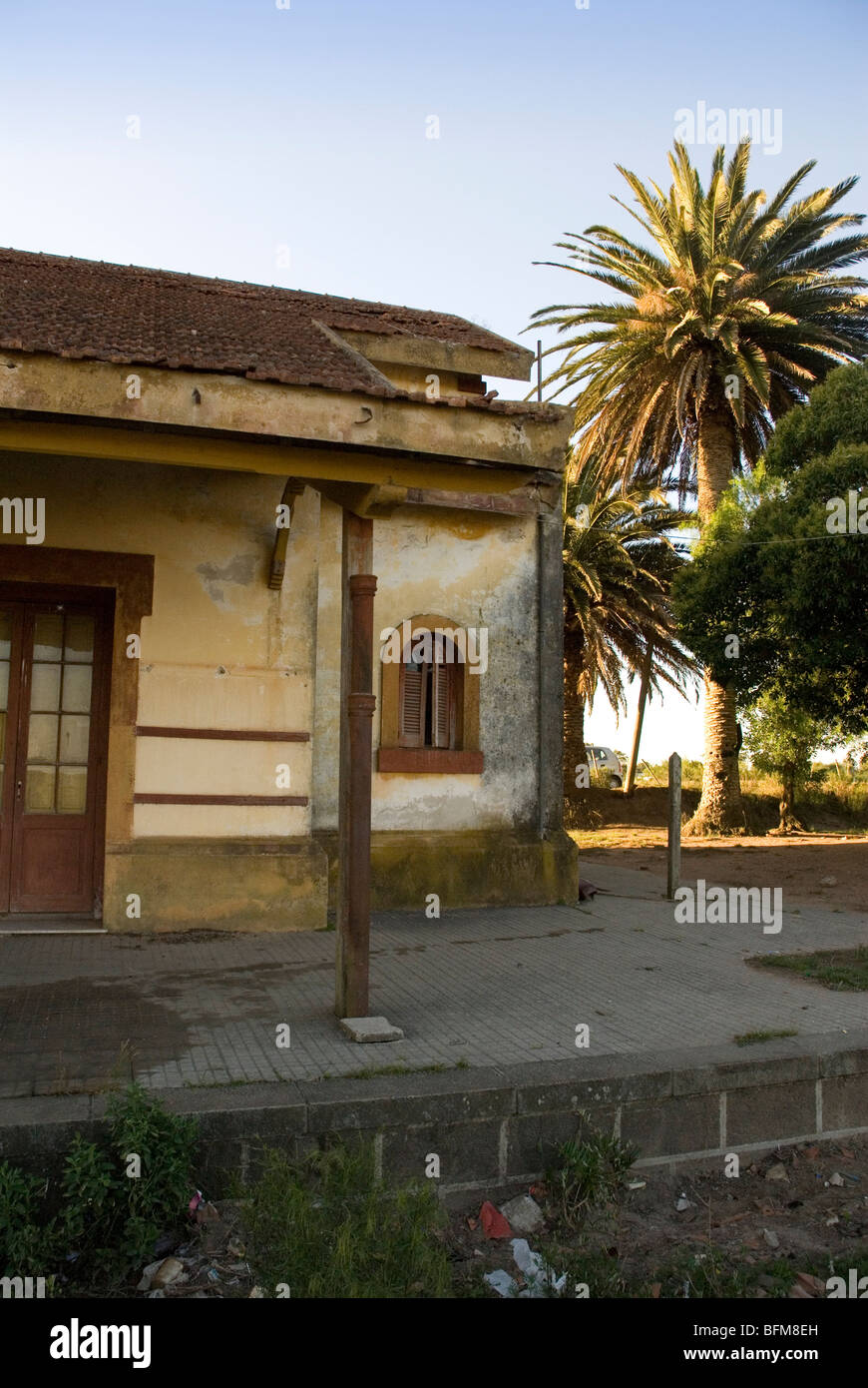 The abandoned railway station at Garzon, home to Francis Mallmann's ...