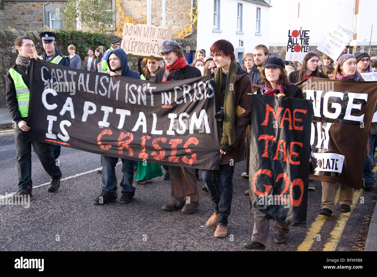 Capitalism protest hi-res stock photography and images - Alamy