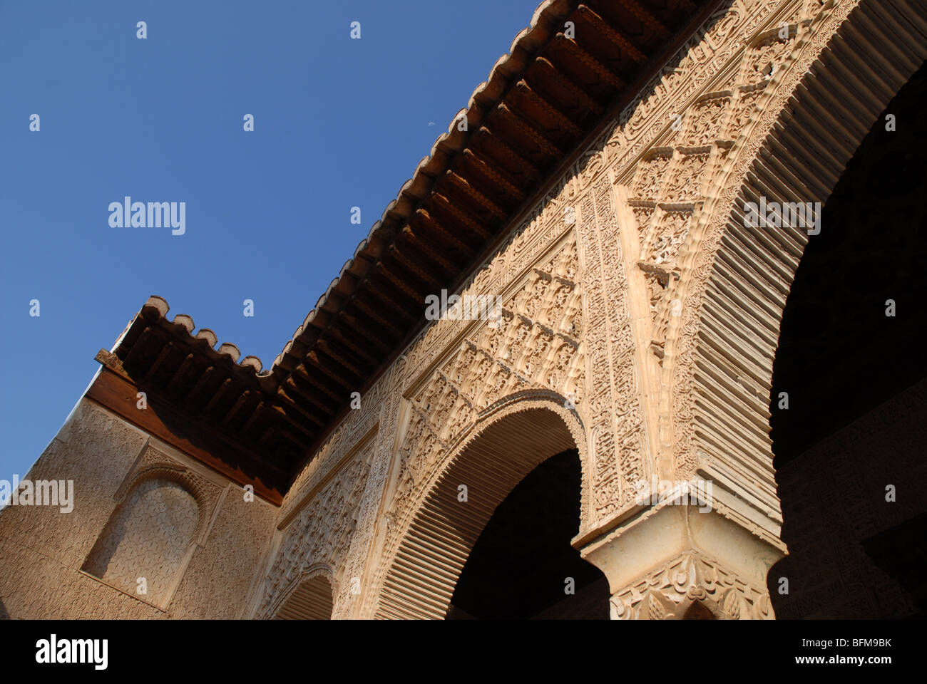 The Arabesque Mocarabe Plasterwork High Resolution Stock Photography ...