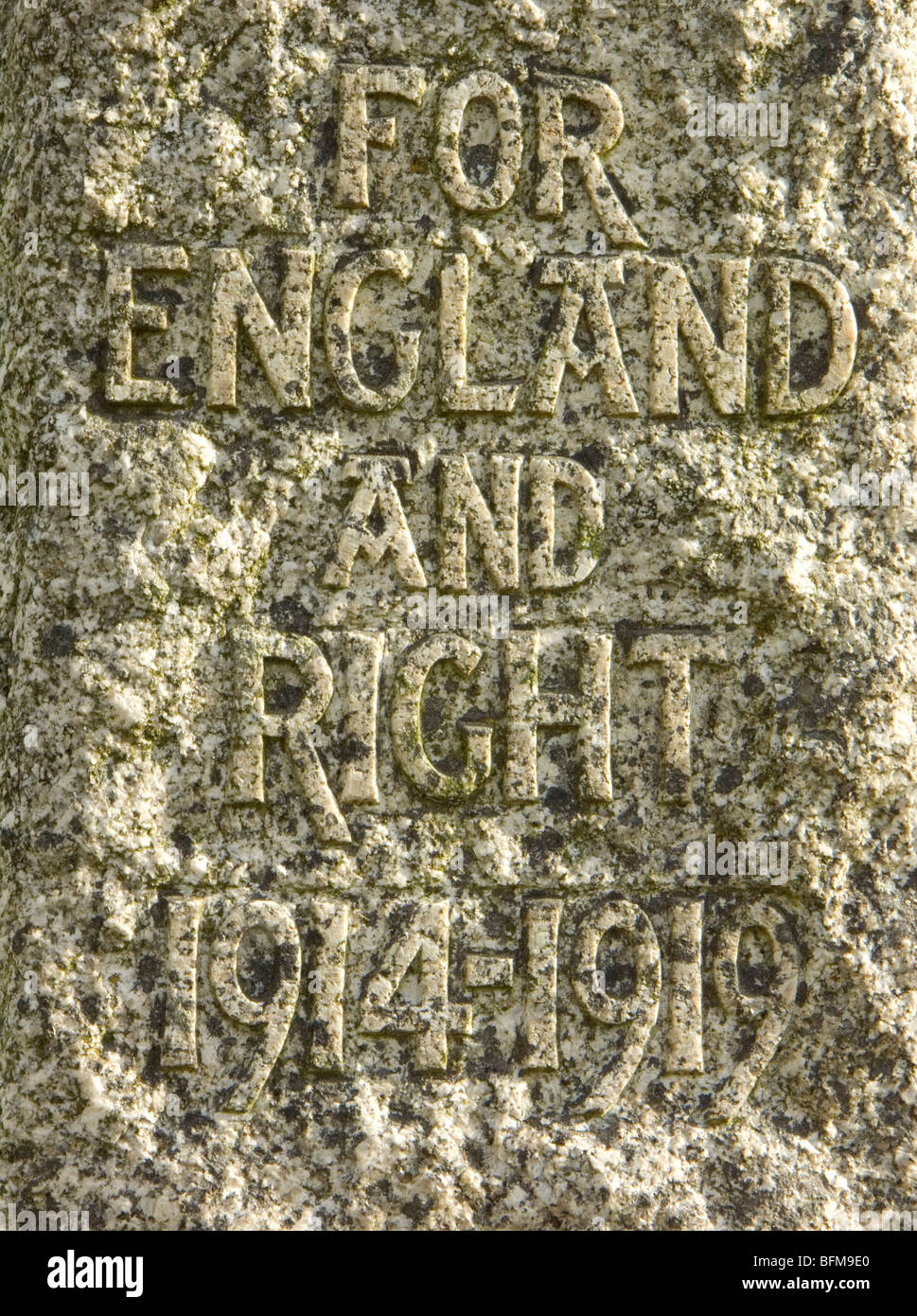 War Memorial, Week St Mary, Cornwall Stock Photo - Alamy