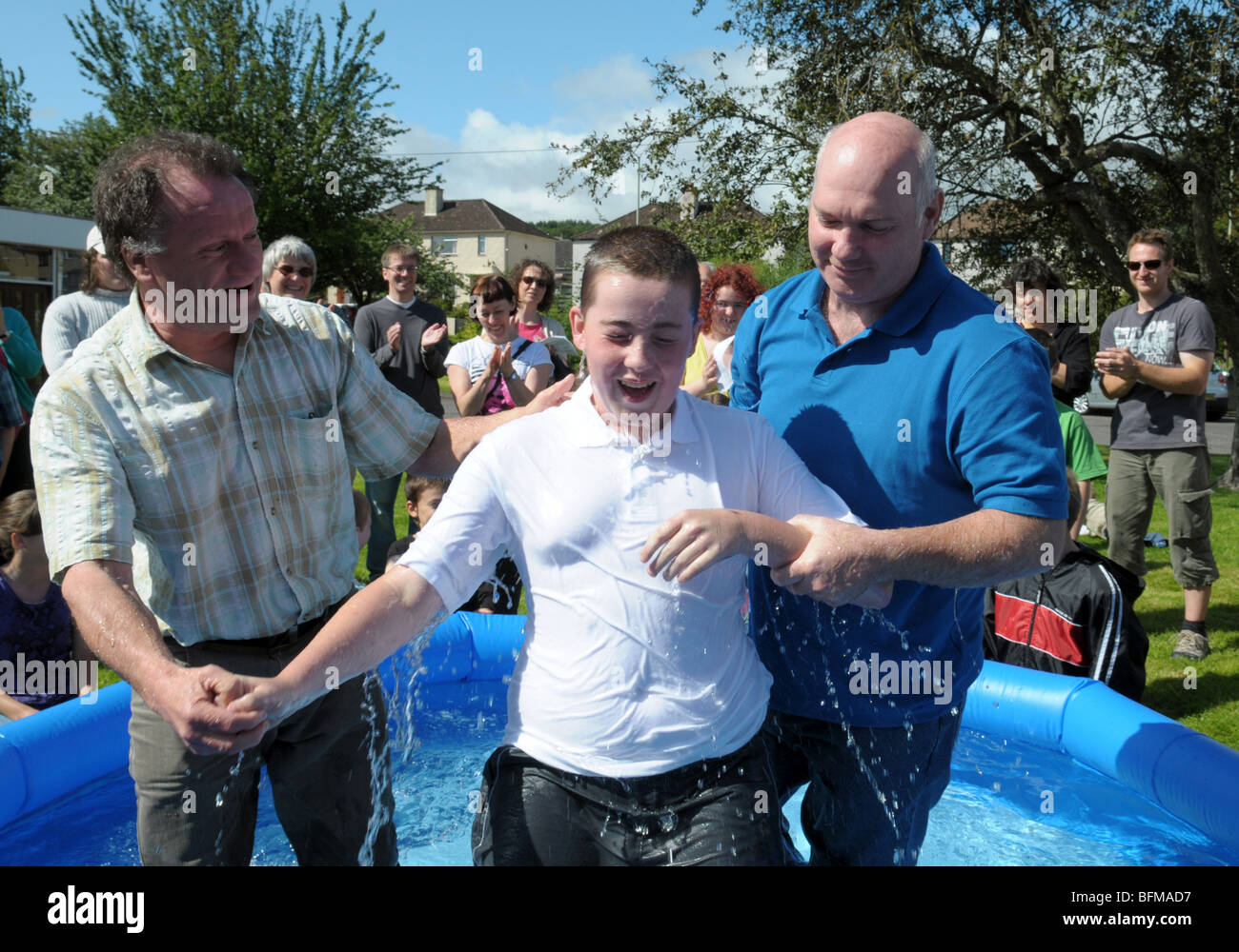 Baptism outside hi-res stock photography and images - Alamy