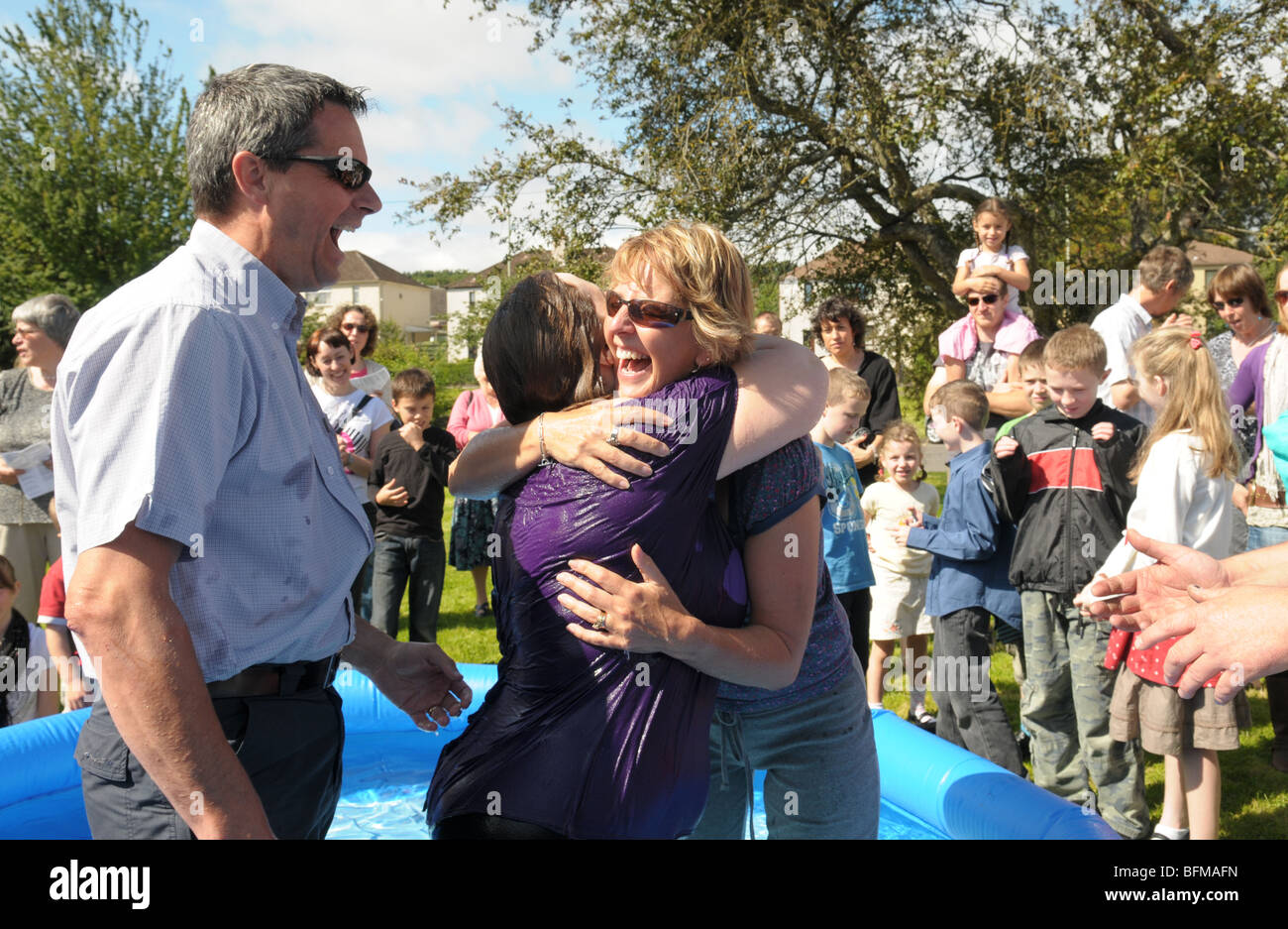 Baptism church adult hi-res stock photography and images - Alamy