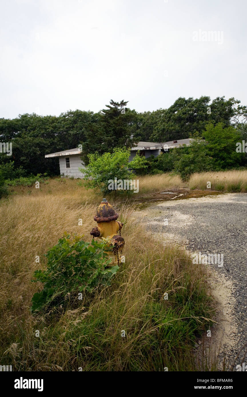 Abandoned military base in Truro, Cape Cod, Massachussets, USA Stock ...