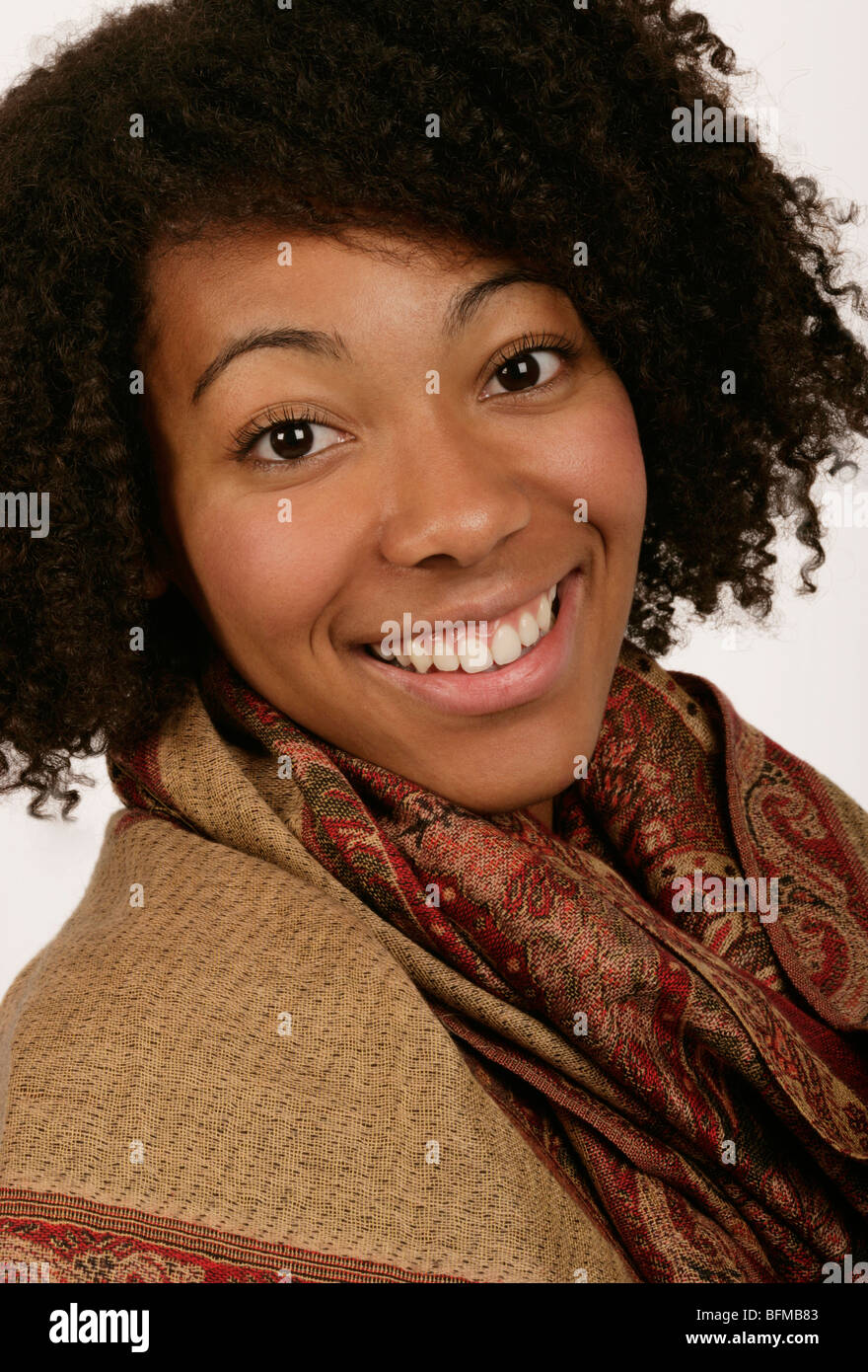 headshot of a beautiful young Cuban woman Stock Photo - Alamy
