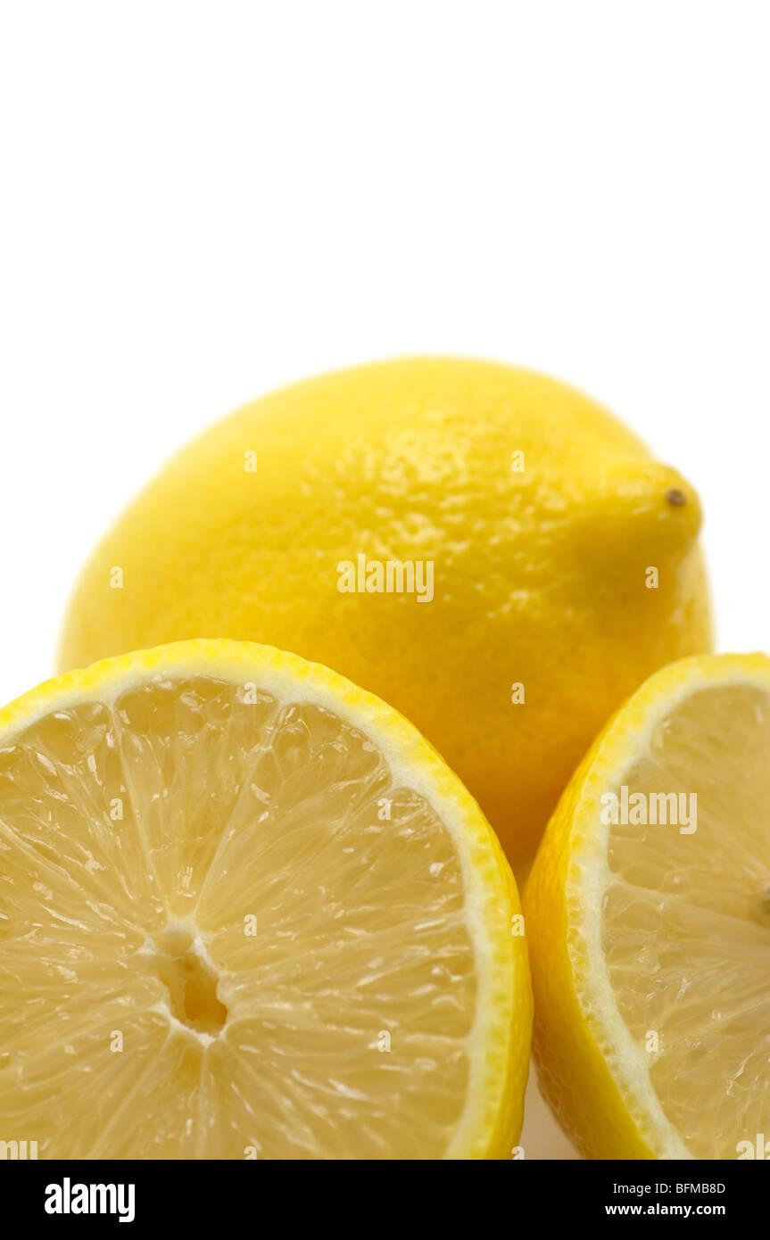 Lemon halved hi-res stock photography and images - Alamy
