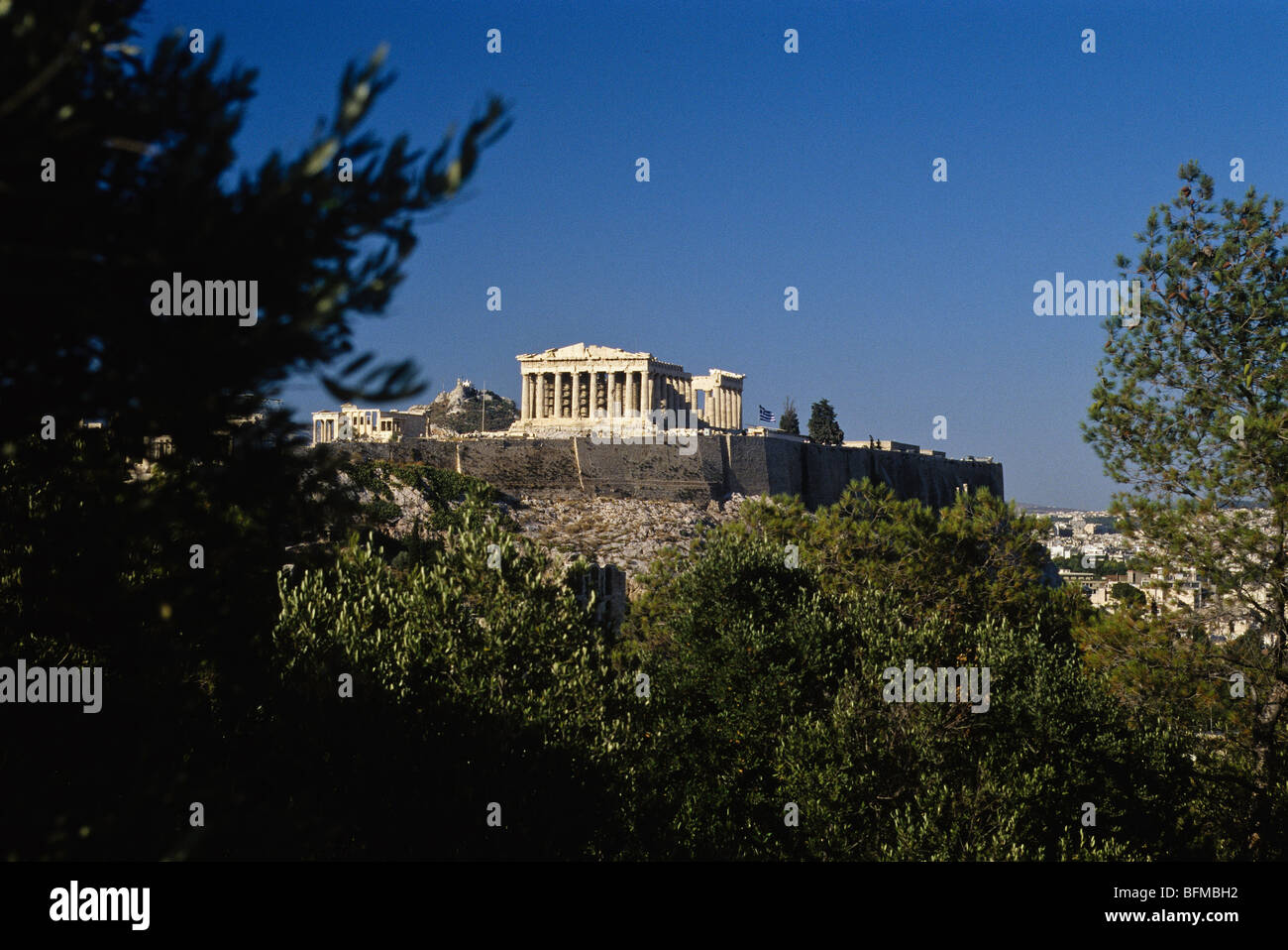 The Parthenon located on the Acropolis in Athens, Greece Stock Photo ...