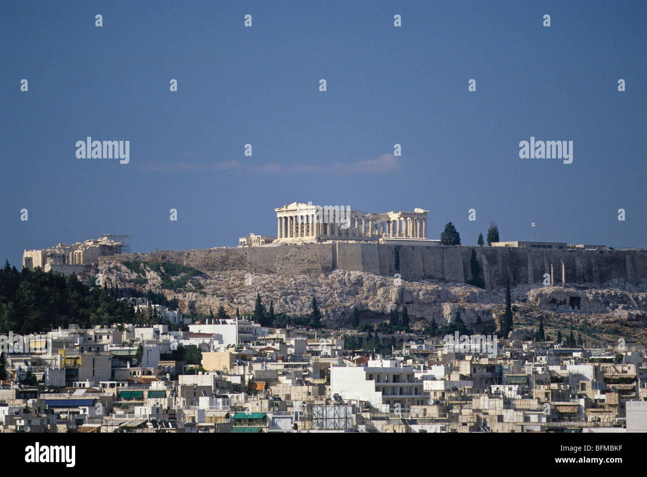 The Parthenon located on the Acropolis in Athens, Greece Stock Photo ...