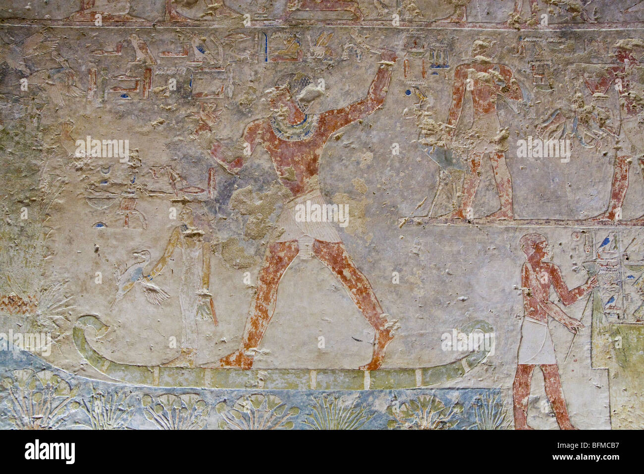 Egypt wall paintings of hunting hi-res stock photography and images - Alamy