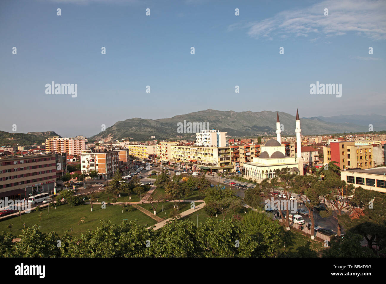 Center of Shkoder City, Albania Stock Photo - Alamy