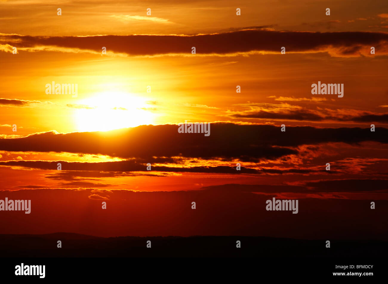 sun - sky and sunset Stock Photo - Alamy