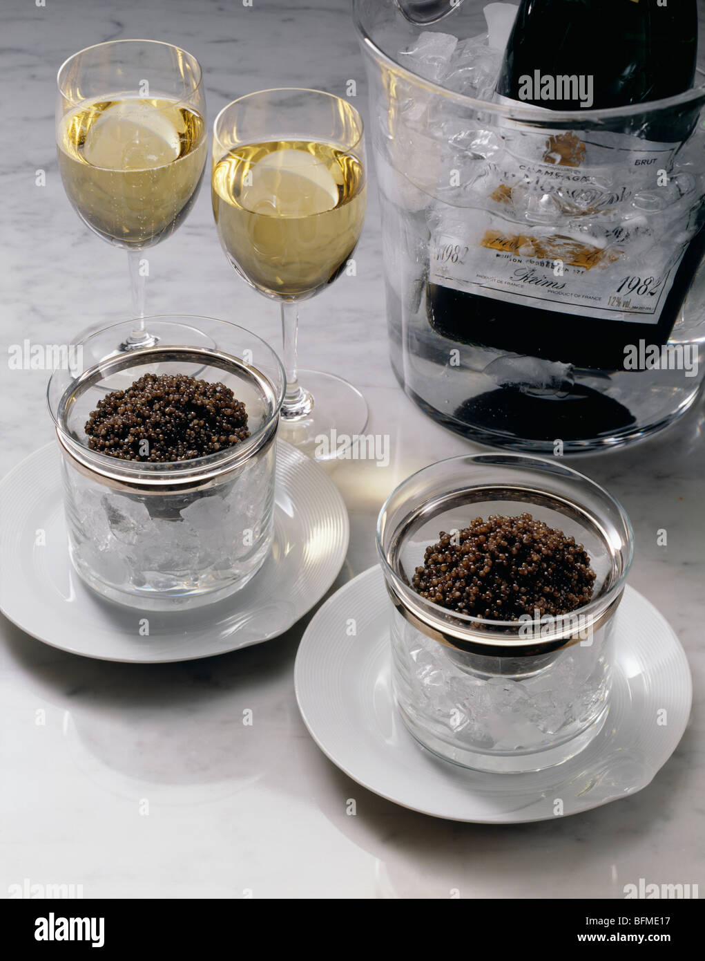 Champagne and Caviar Stock Photo - Alamy