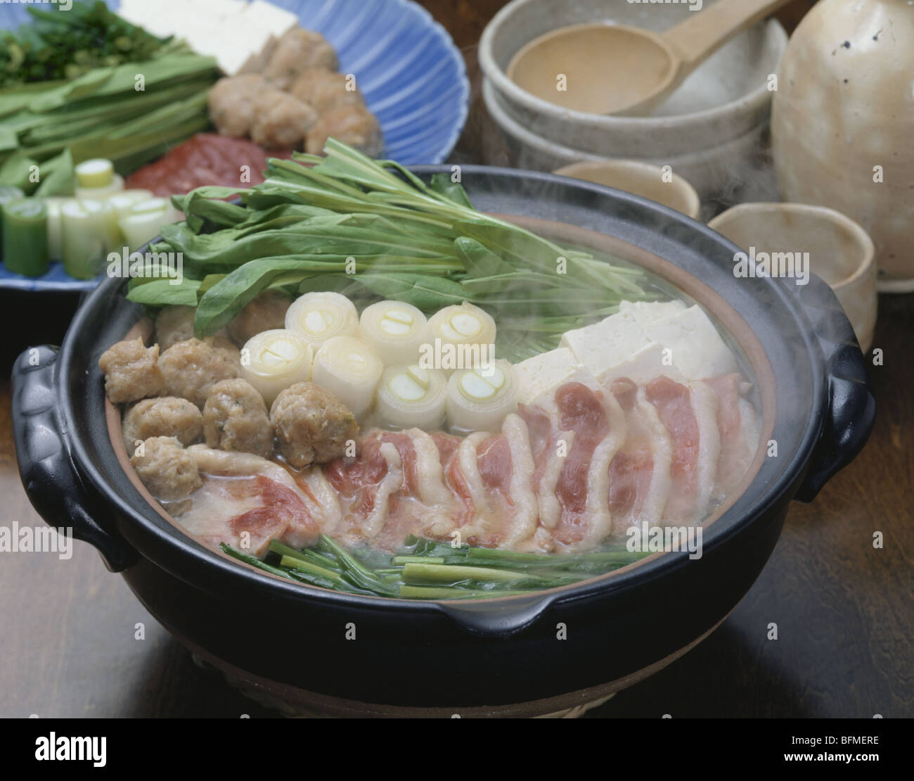 Kamo (wild duck) nabe Stock Photo - Alamy