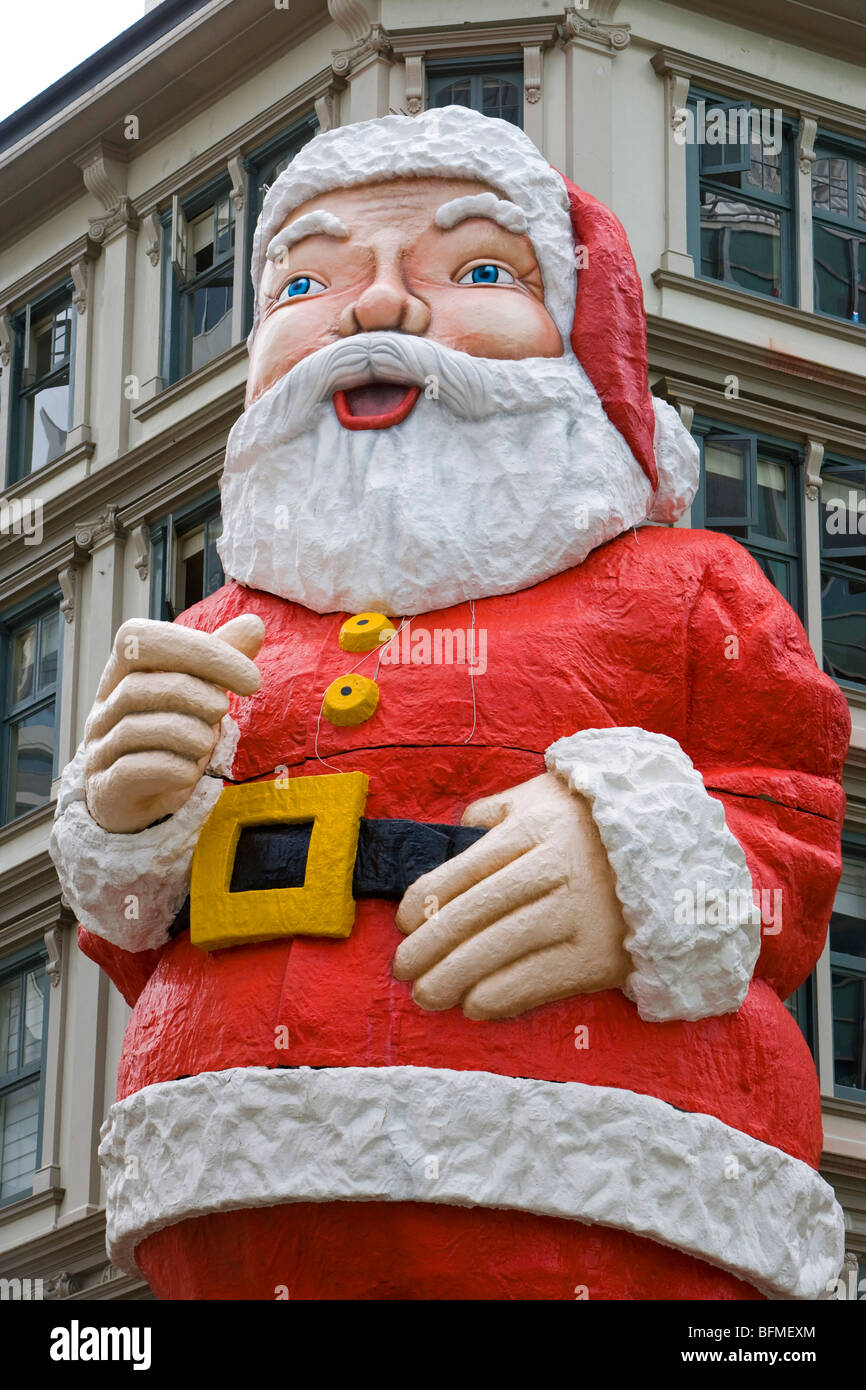 Father christmas face hi-res stock photography and images - Alamy