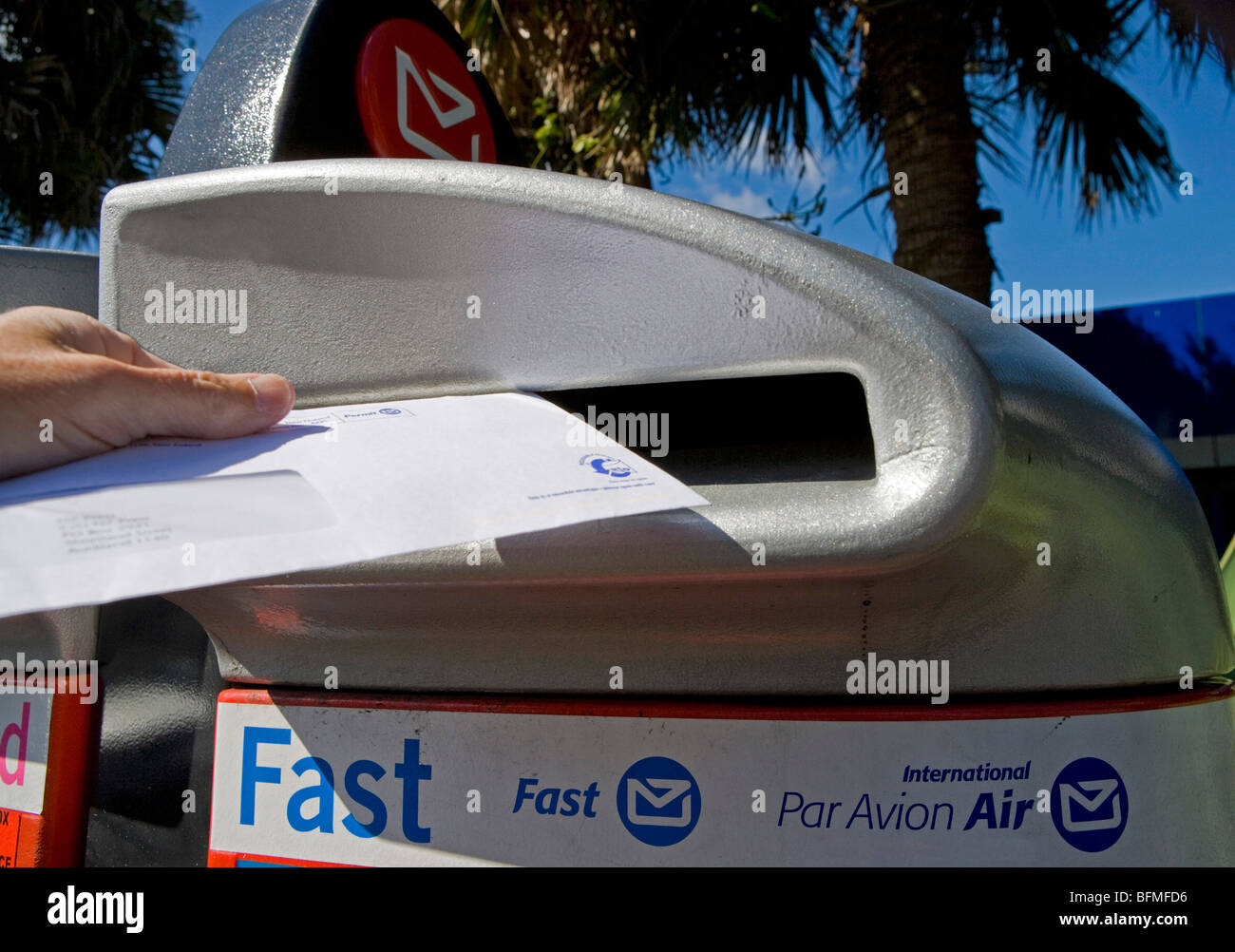 Hand posting letter hi-res stock photography and images - Alamy