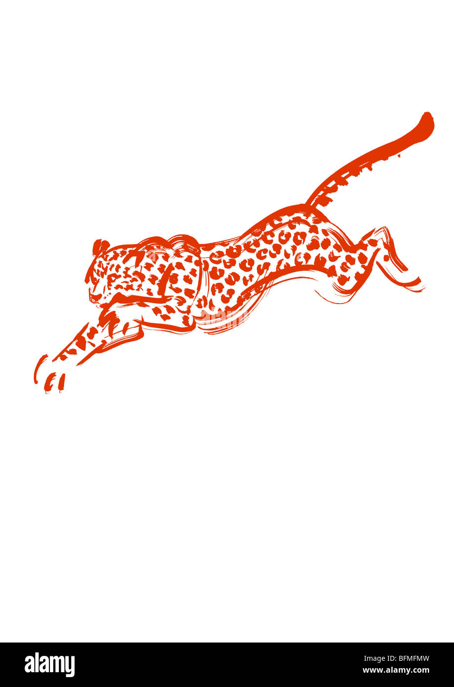 Ink leopard hi-res stock photography and images - Alamy
