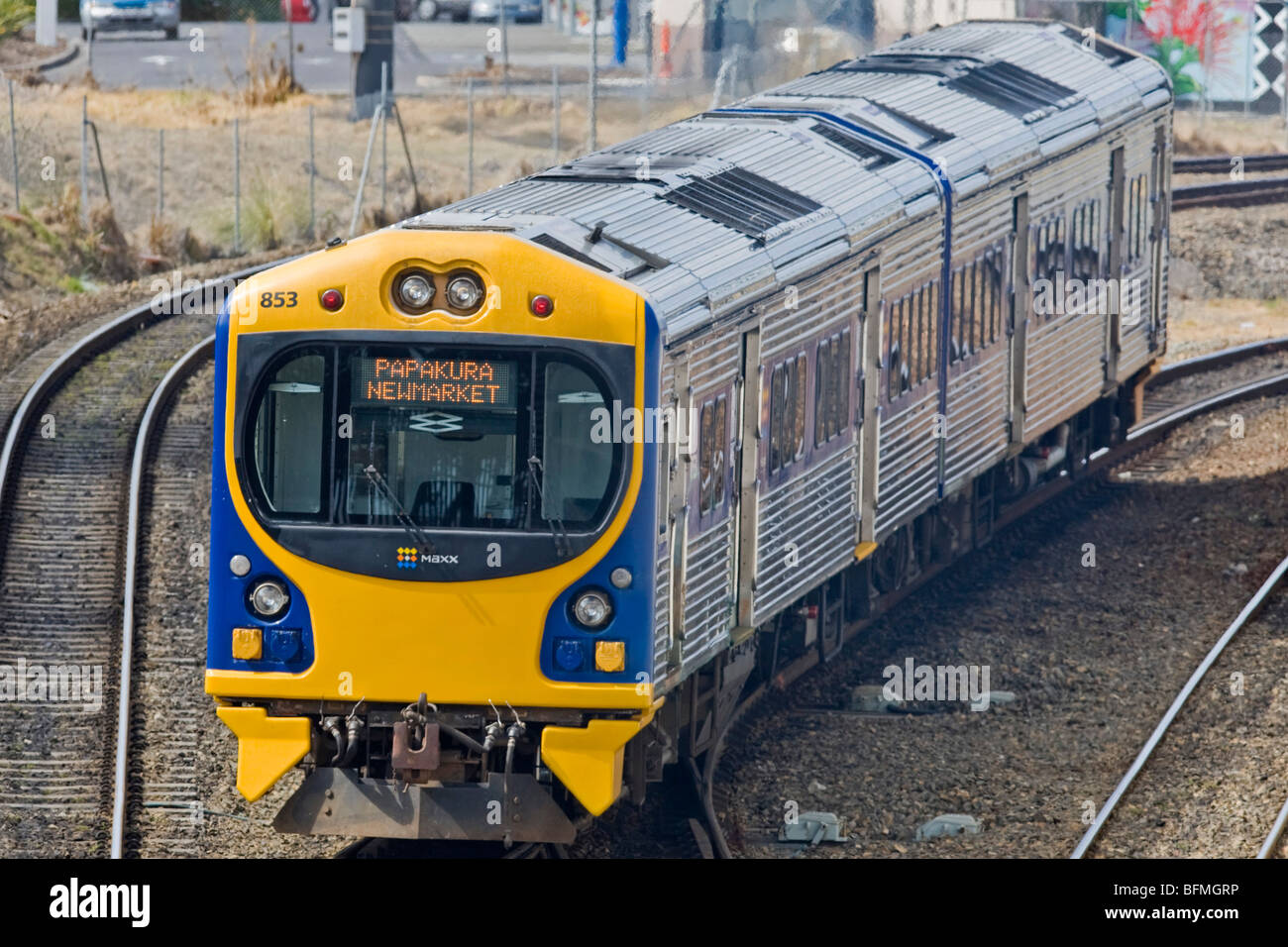 An ADC class diesel multiple unit (DMU) train, Auckland, New Zealand ...