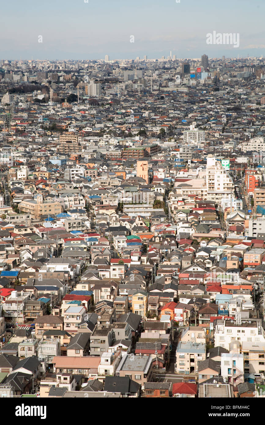 Residential area in Setagaya ward, Tokyo Prefecture, Honshu, Japan ...