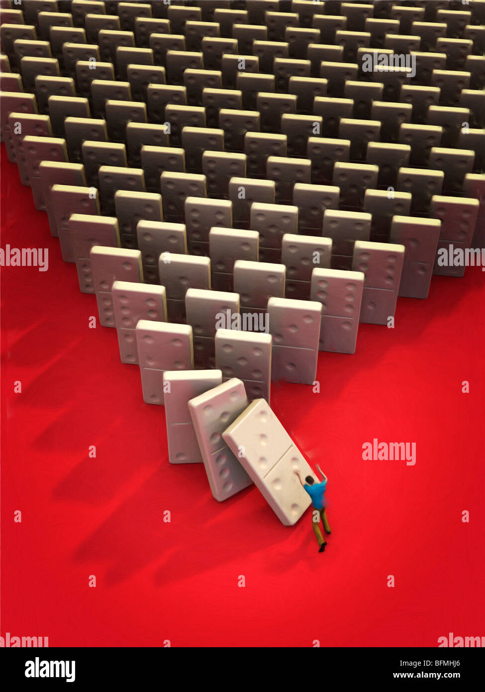 Domino computer hi-res stock photography and images - Alamy