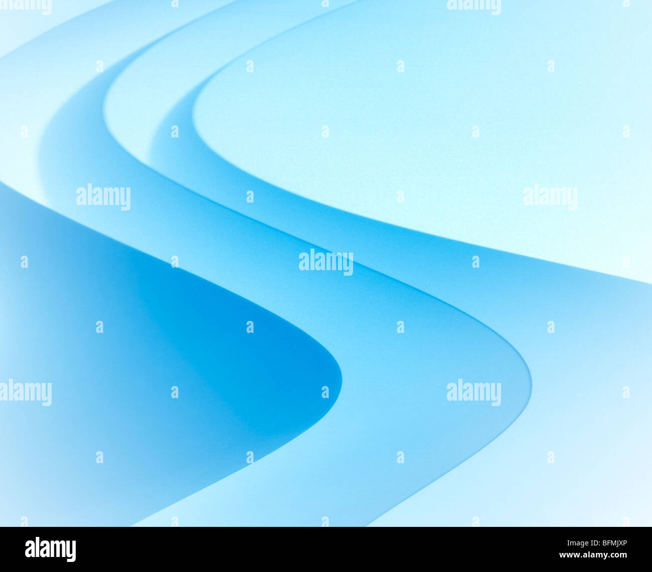 Blue Wave, Illustration Stock Photo - Alamy