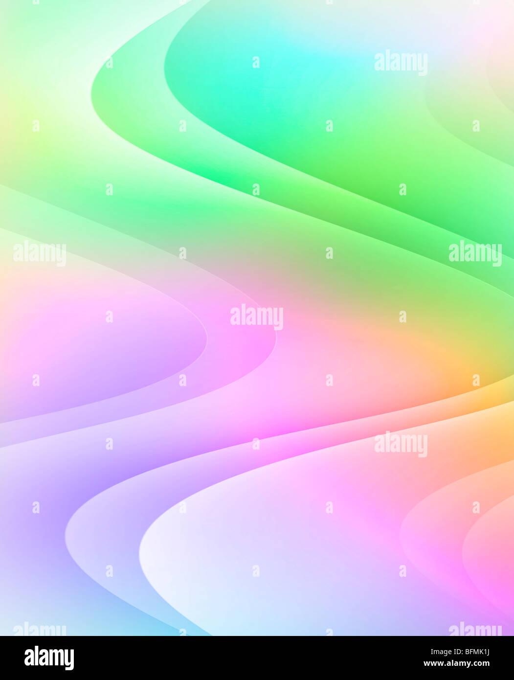 Colorful Wave, Illustration Stock Photo - Alamy