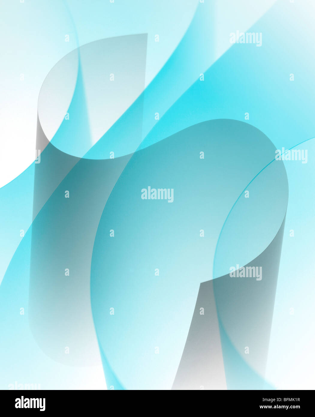 White and Light Blue Curved Line, Illustration Stock Photo - Alamy