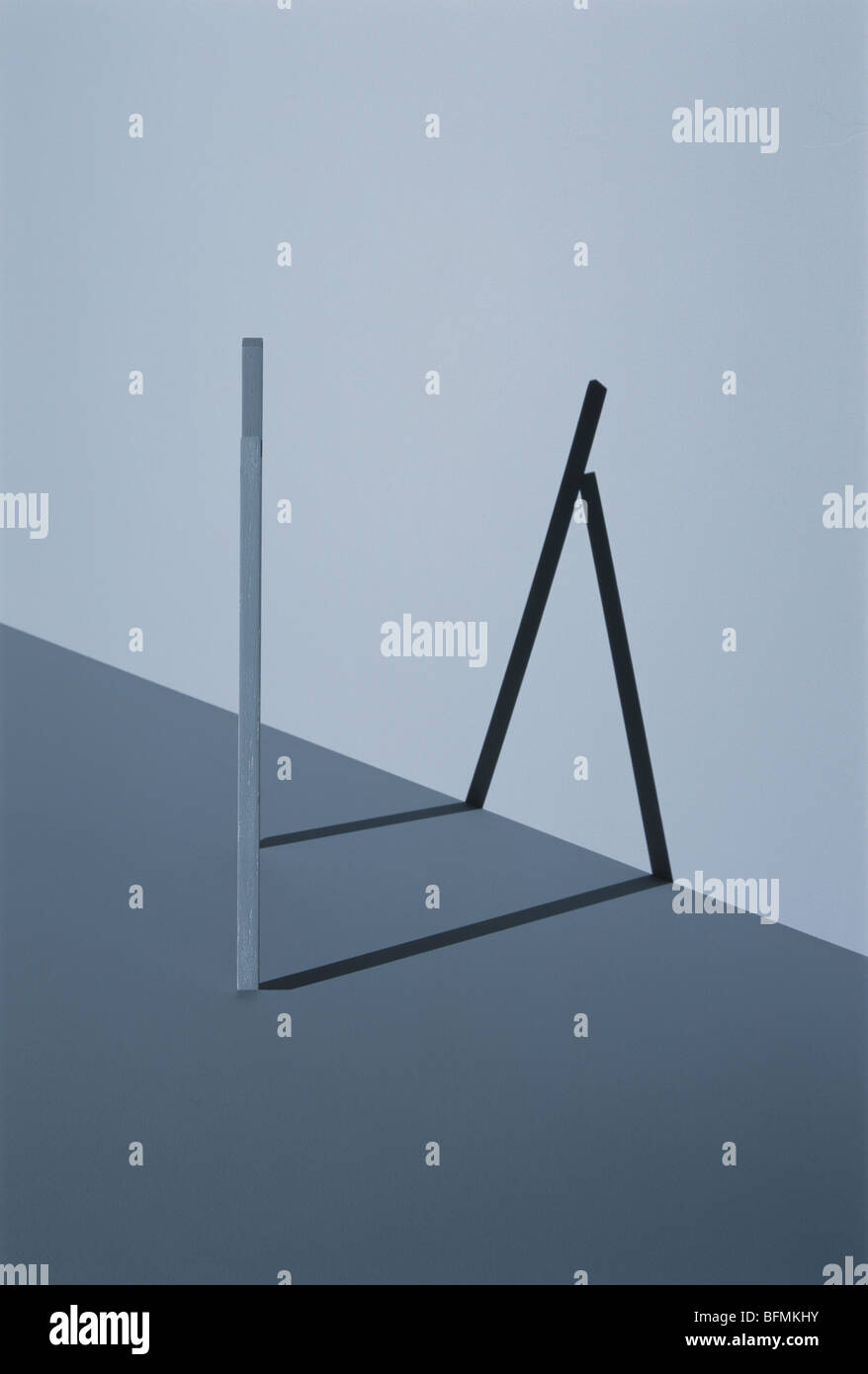 Illustration of Sticks and the Shadows Stock Photo - Alamy