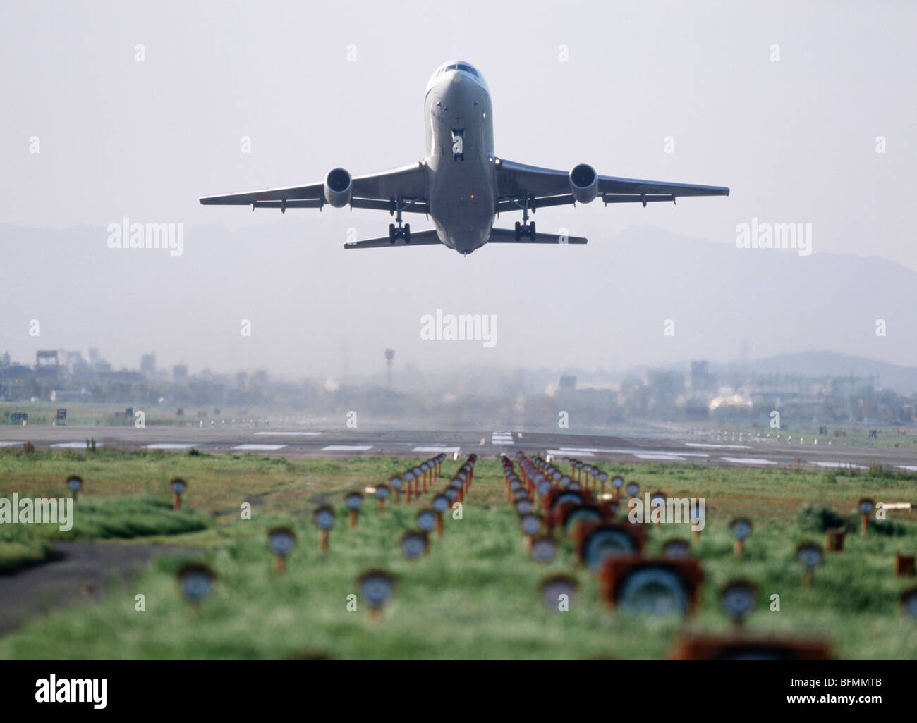 Airplane Taking Off Stock Photo - Alamy