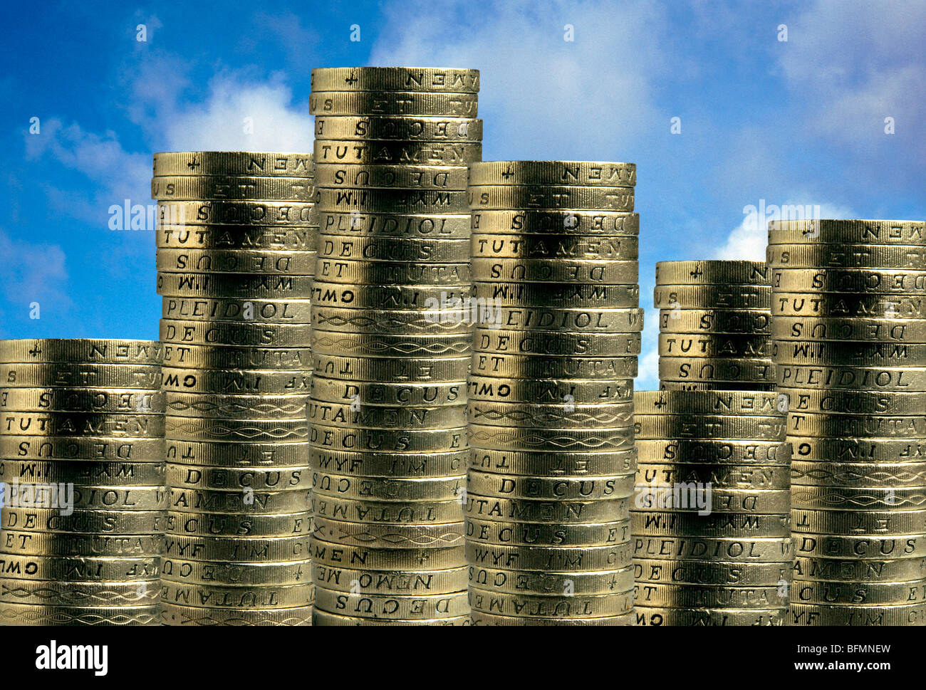 Stable economy, conceptual image Stock Photo - Alamy