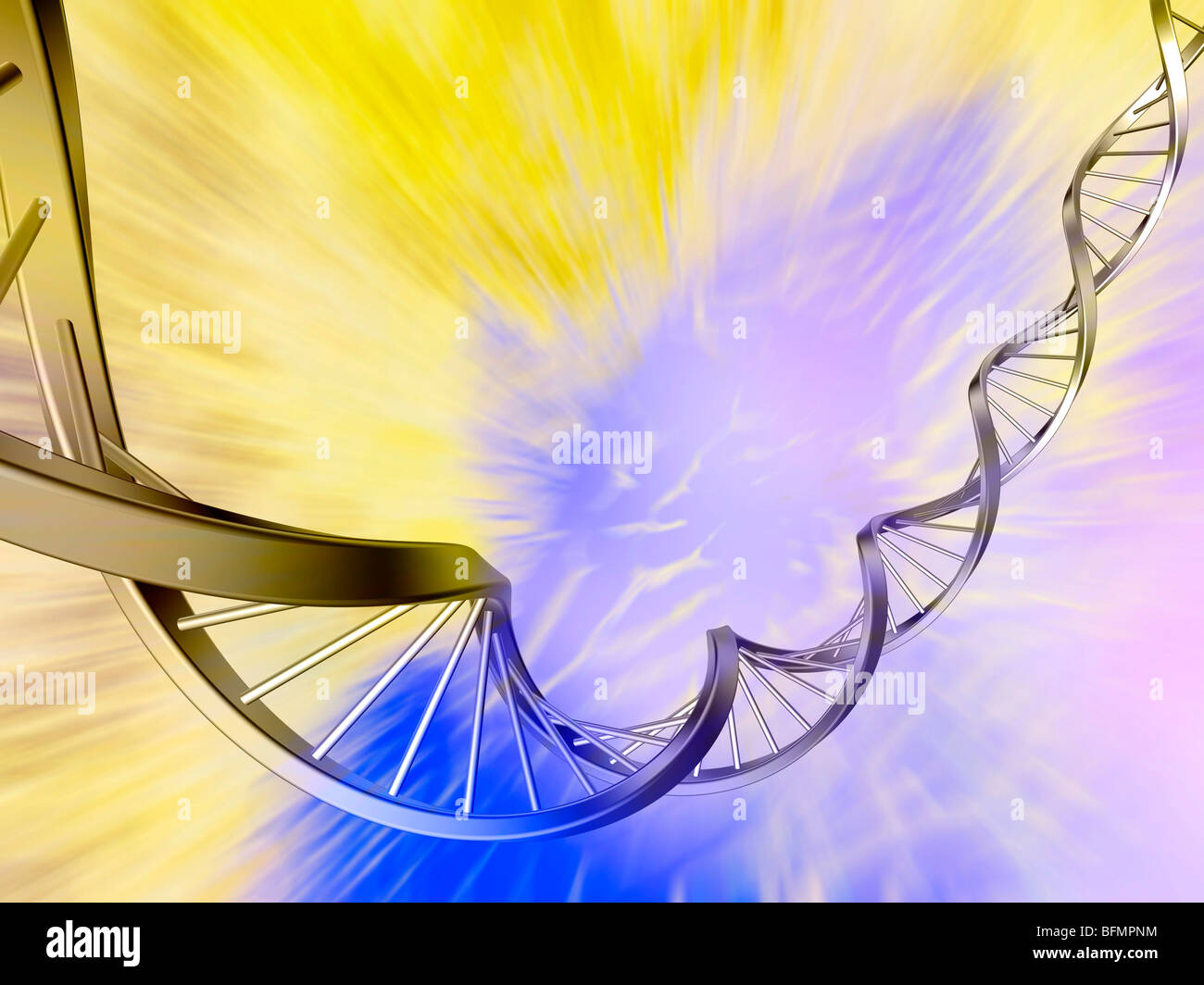 DNA strand, artwork Stock Photo - Alamy