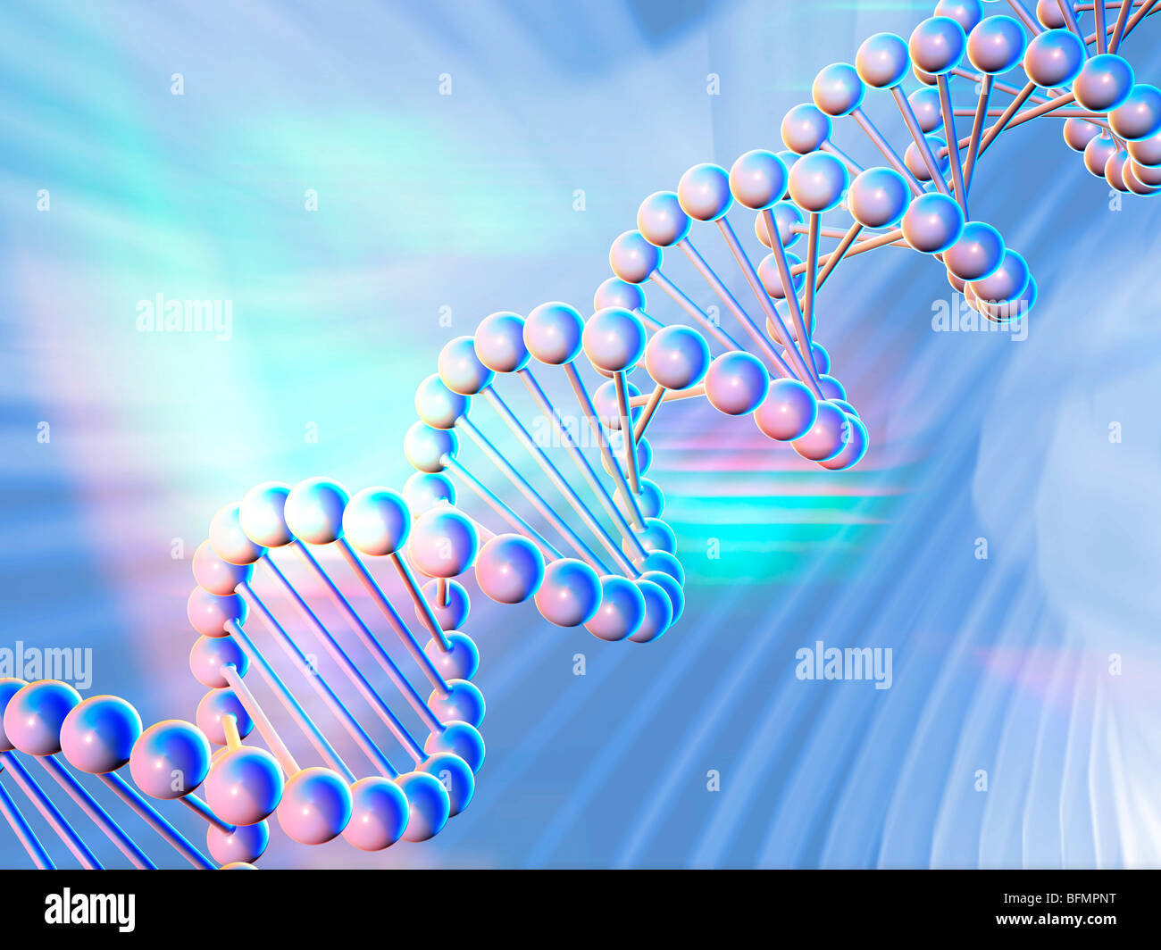 DNA strand, artwork Stock Photo - Alamy