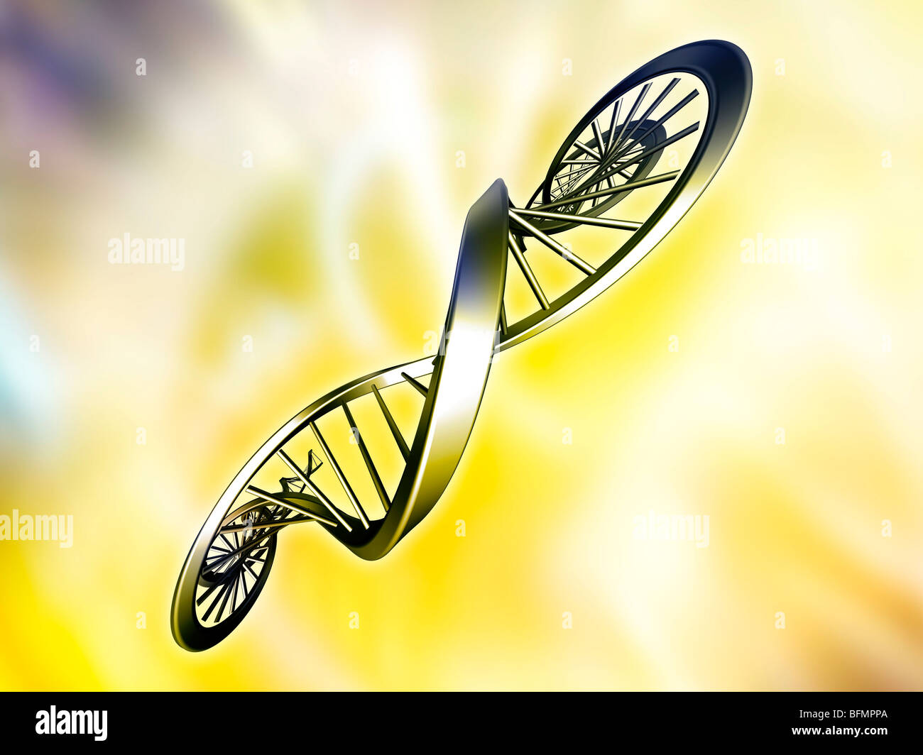 DNA strand, artwork Stock Photo - Alamy