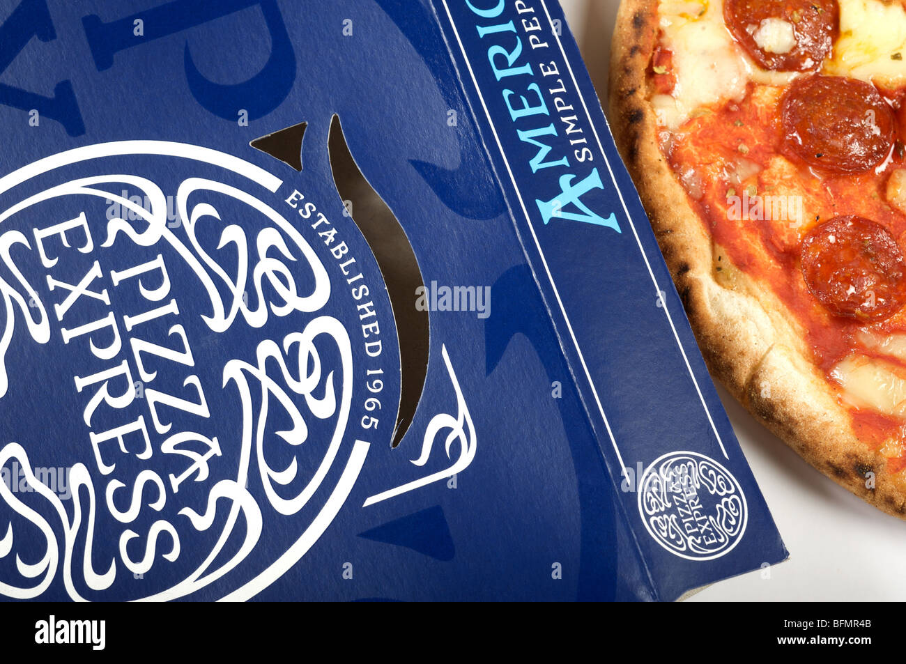 Take away pepperoni pizza from Pizza Express which are available from ...