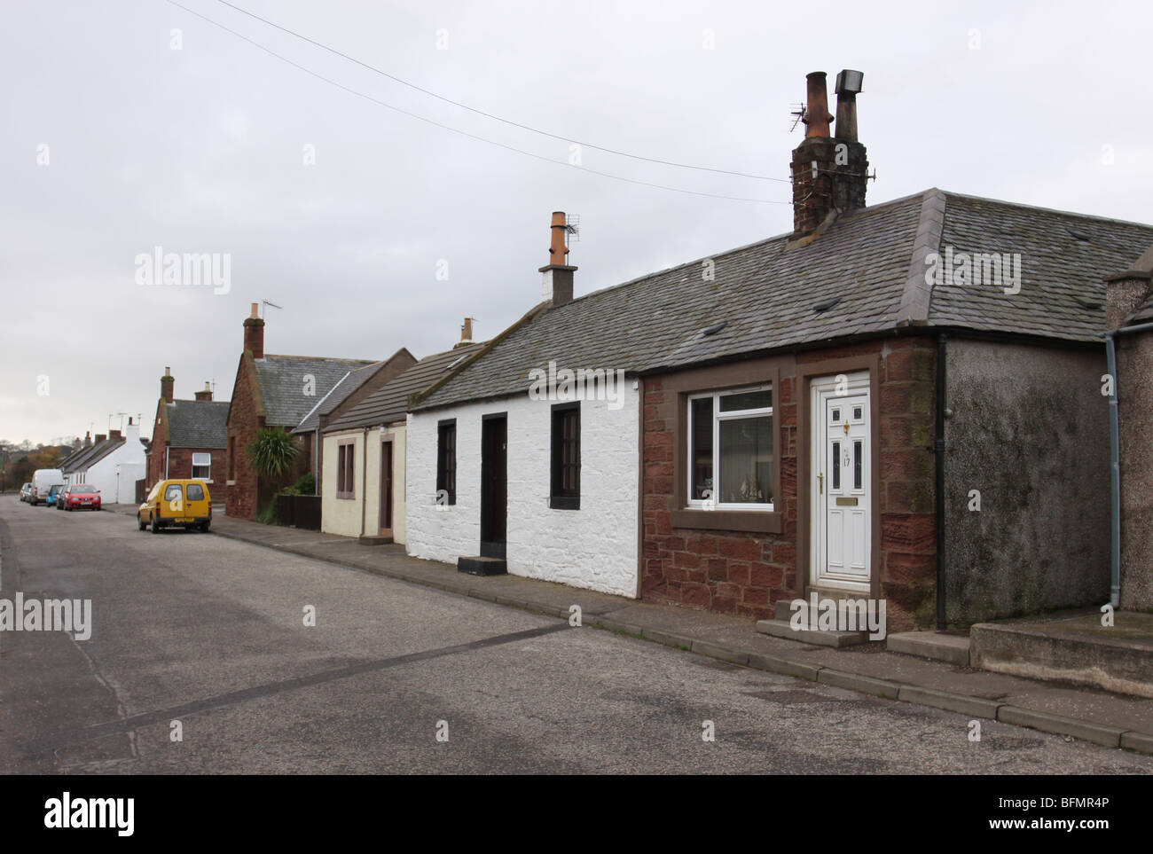 Auchmithie street scene angus scotland hi-res stock photography and ...
