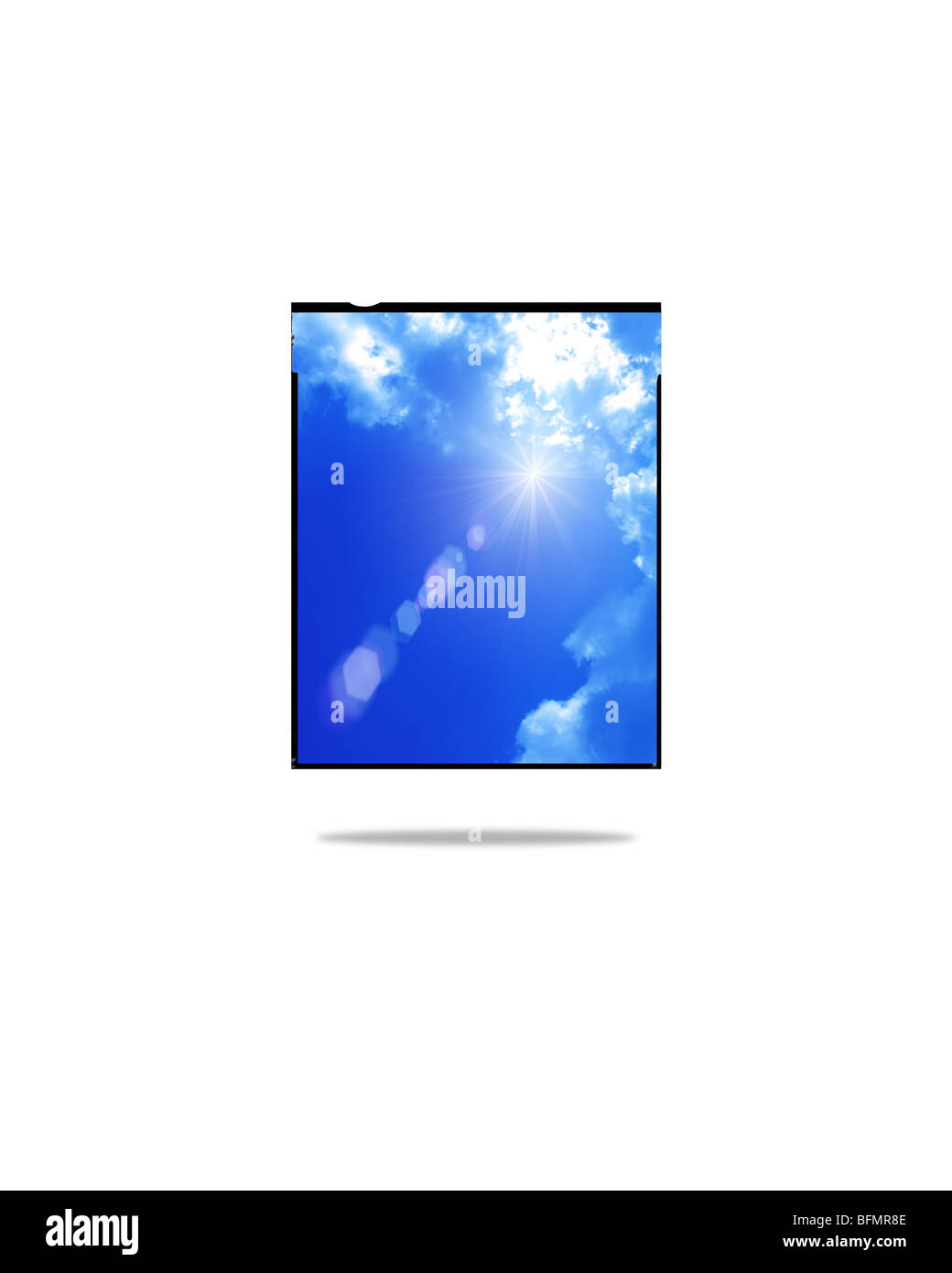 Frame sun cloud color Cut Out Stock Images & Pictures - Alamy