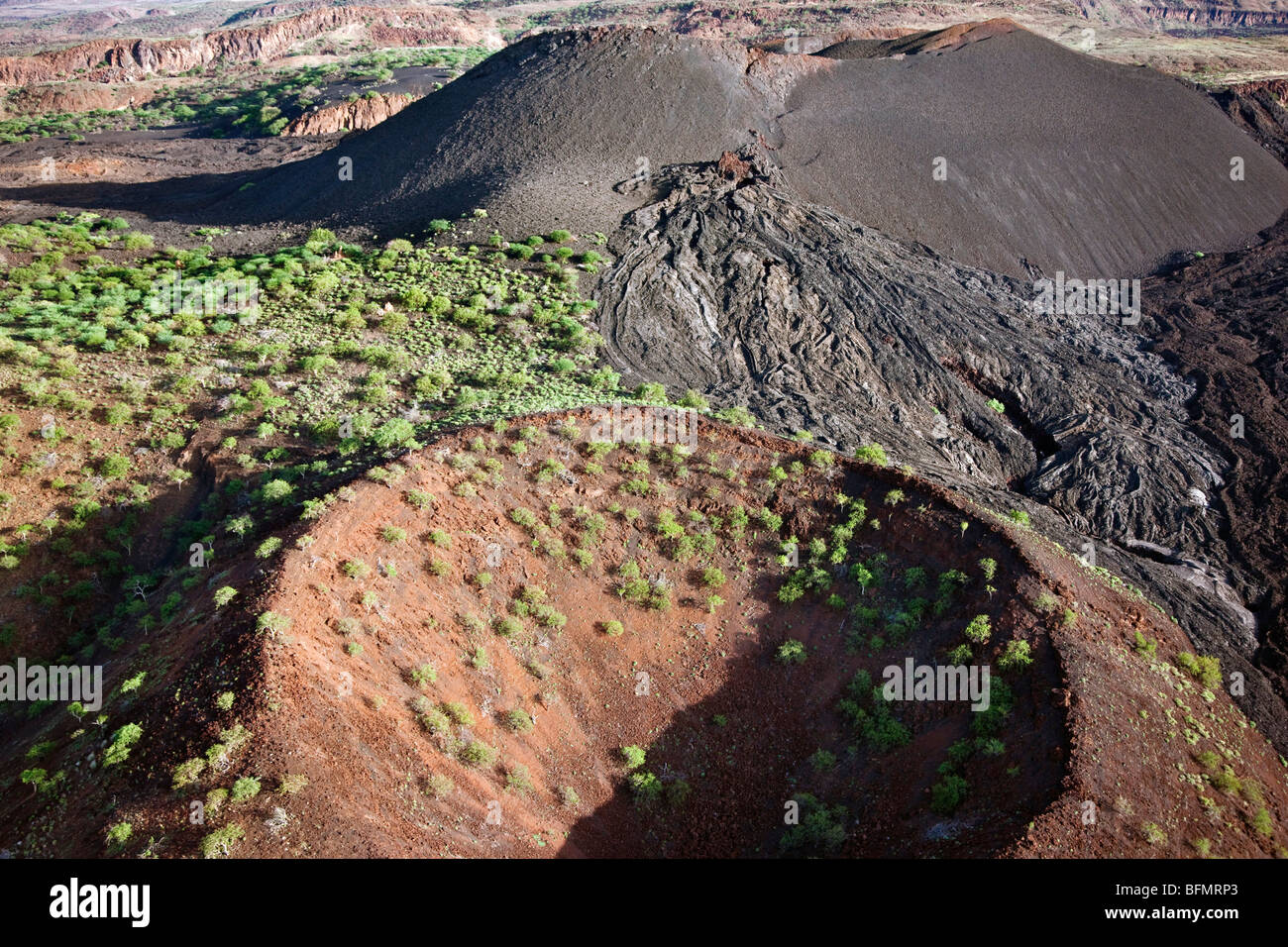 Andrew s volcano, one of the numerous volcanic craters dotting the ...