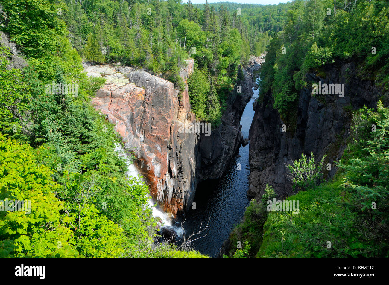 Casque Isles Trail at Aguasabon River Gorge Highway 17 Trans Canada ...
