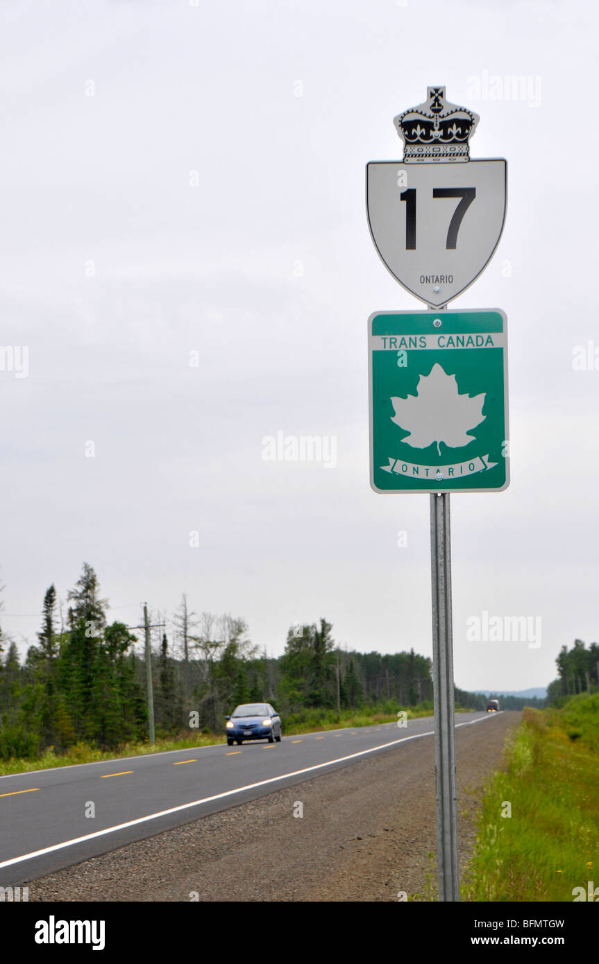 Ontario highway map hi-res stock photography and images - Alamy