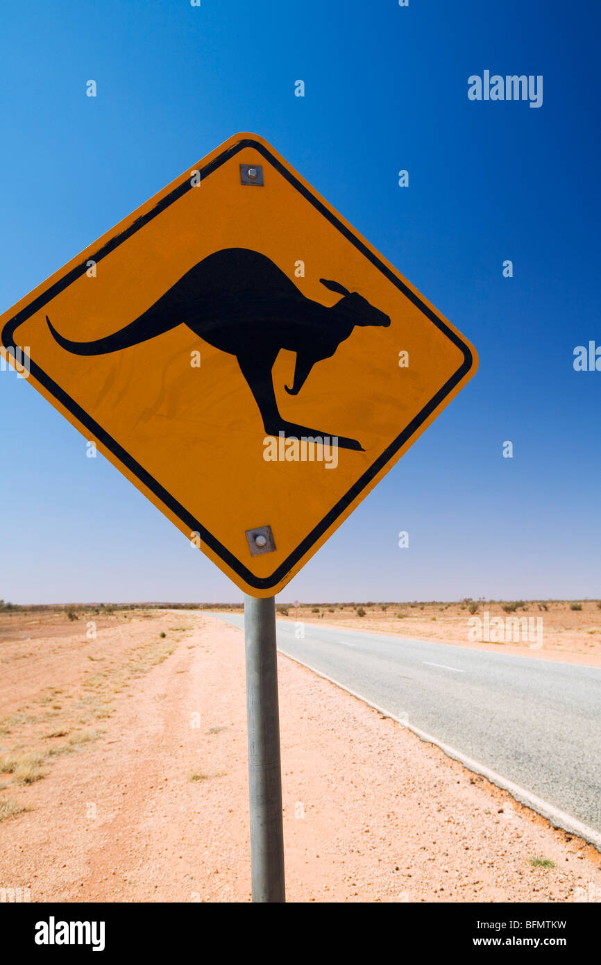Australian outback highway sign hi-res stock photography and images - Alamy