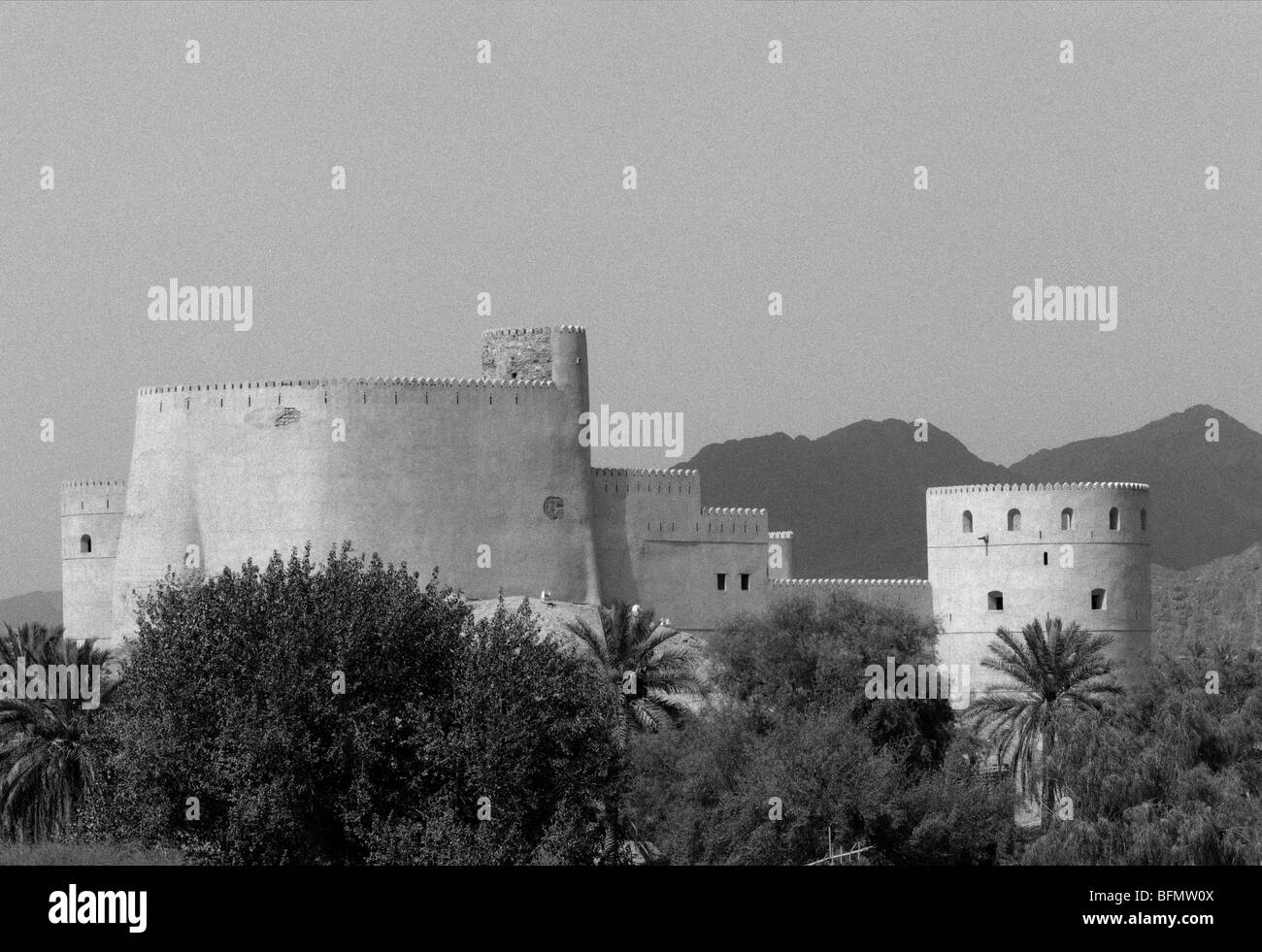 Oman. Rustaq Fort is Oman's second largest fort, it sits at the foot of ...