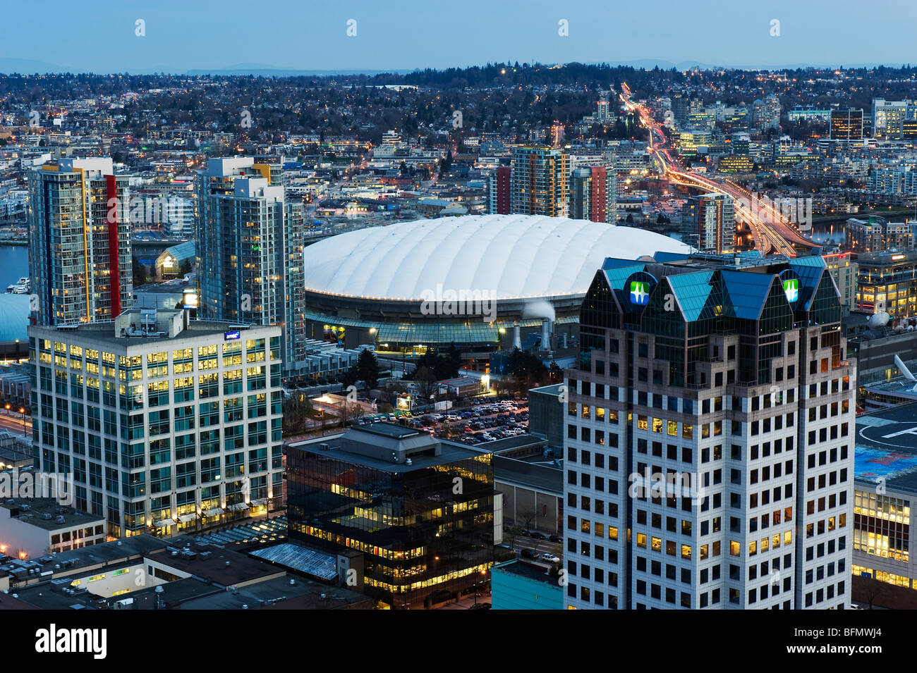 Aerial view bc place stadium hi-res stock photography and images - Alamy