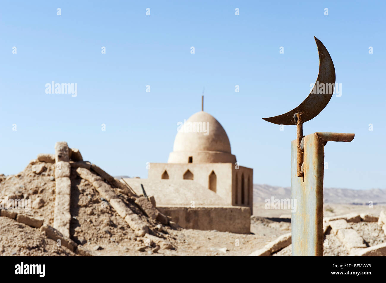 China, Xinjiang Province, Turpan, Ruined city of Jiaohe, on the Silk ...